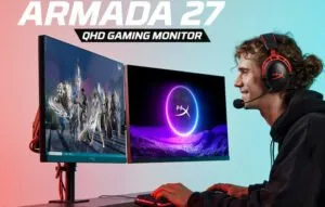 HP از دو مانیتور گیمینگ با برند HyperX رونمایی کرد • دیجی‌کالا مگ