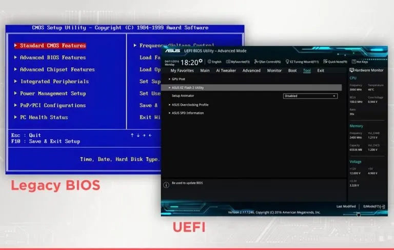 UEFI چیست و چه تفاوتی با BIOS کامپیوتر دارد؟ • دیجی‌کالا مگ