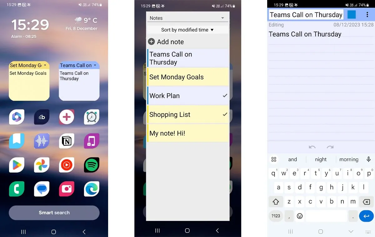 معرفی ۷ اپلیکیشن برتر برای یادداشت‌برداری در گوشی اندرویدی • دیجی‌کالا مگ